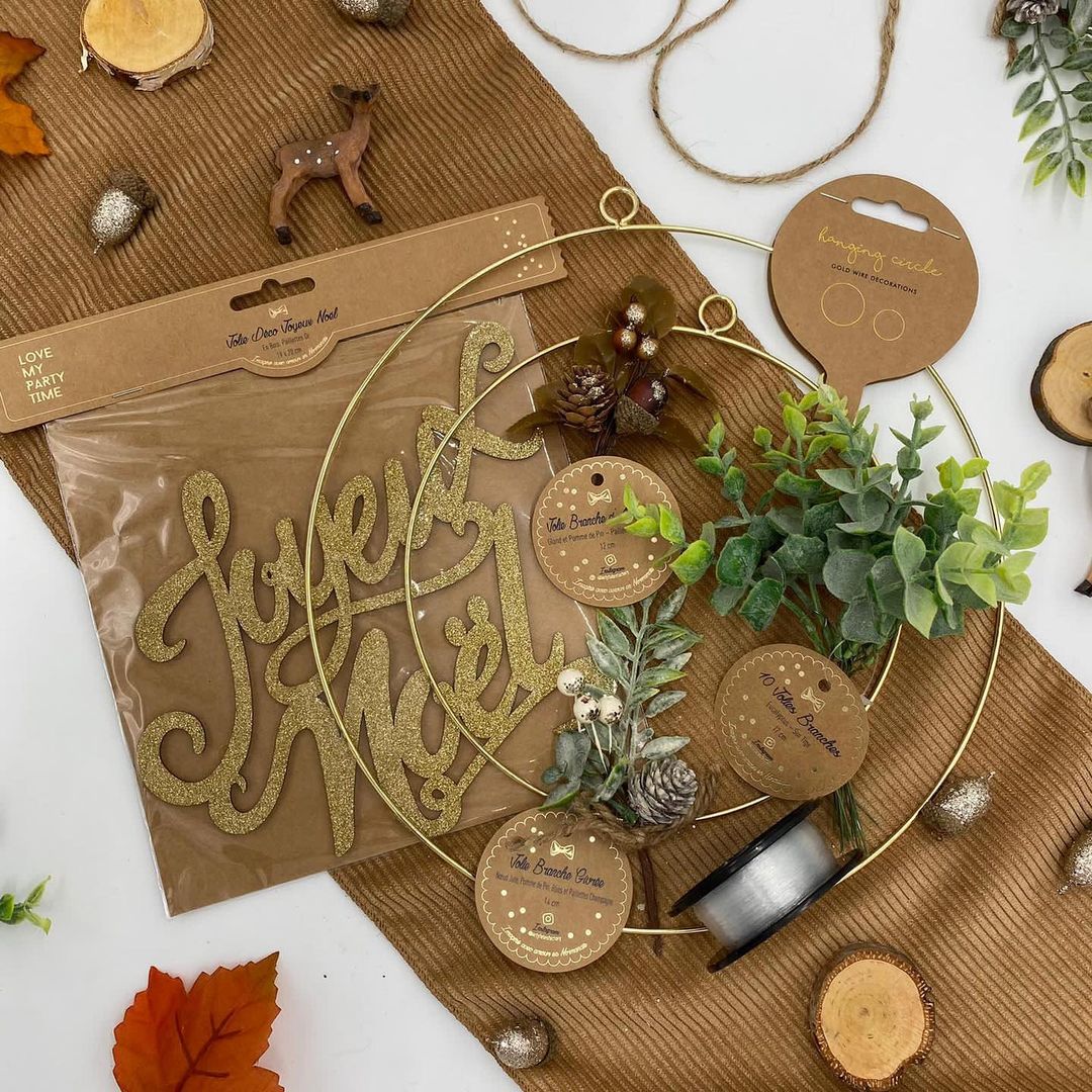 DIY Couronne de Noël | Poppy & pops